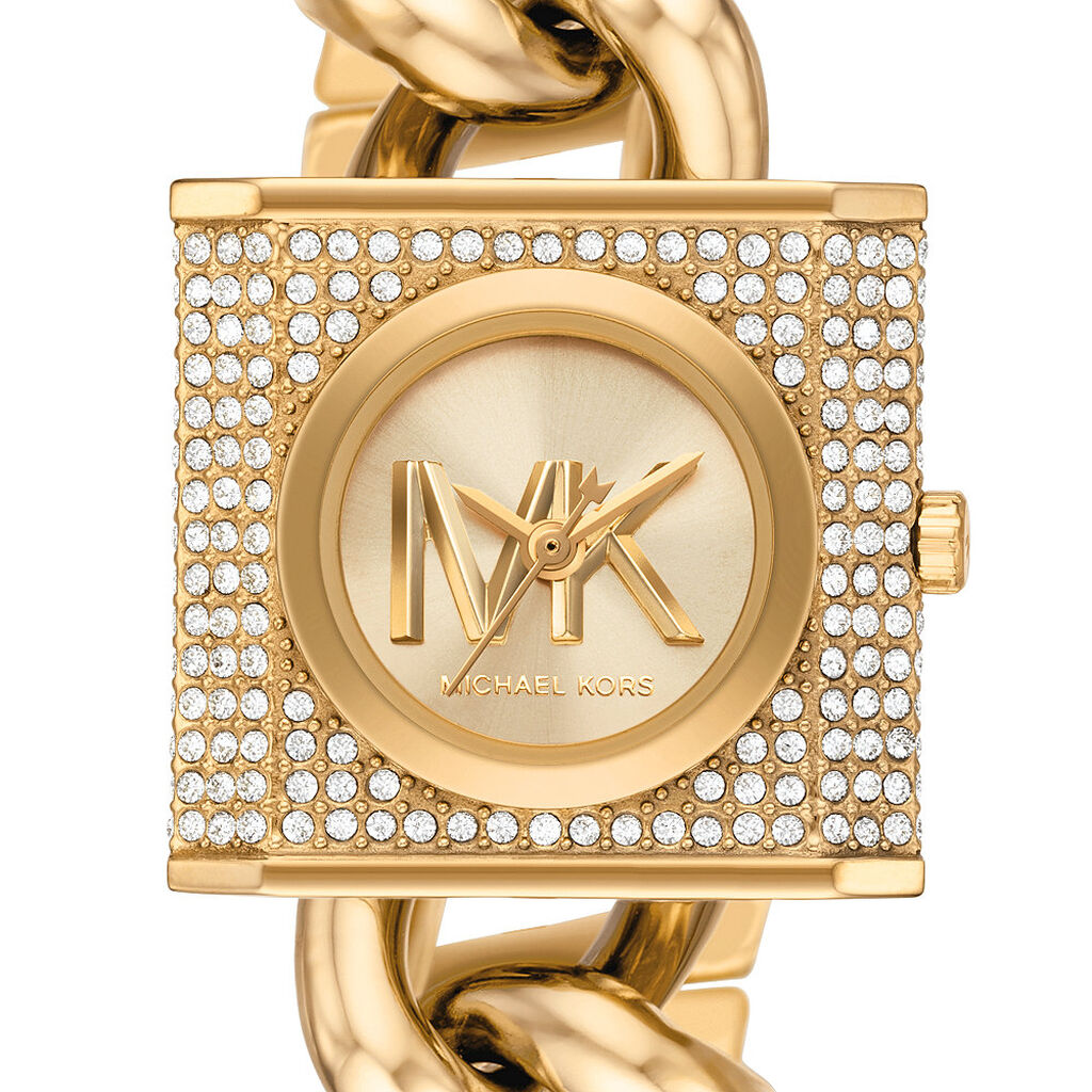 Montres Michael Kors MK4711 Acier Clip Jaune Rectangulaire ...