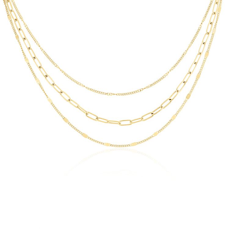 Collier Multirang : Collier Double & Triple Rangs • Histoire d'Or